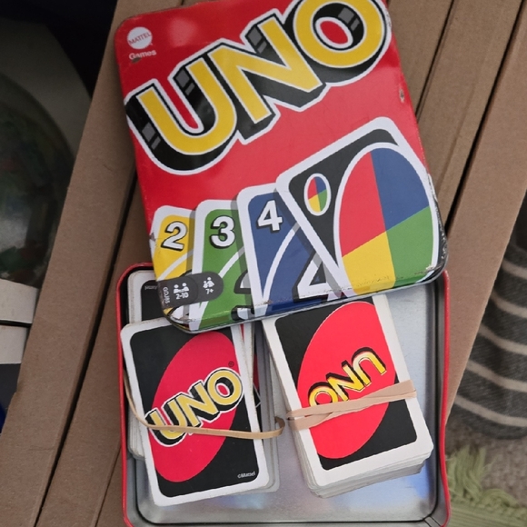 Mattel | Games | Mattel Uno Card Game Red Yellow Green Blue | Poshmark
